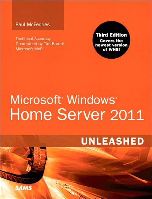 Microsoft Windows Home Server 2011 Unleashed | InformIT
