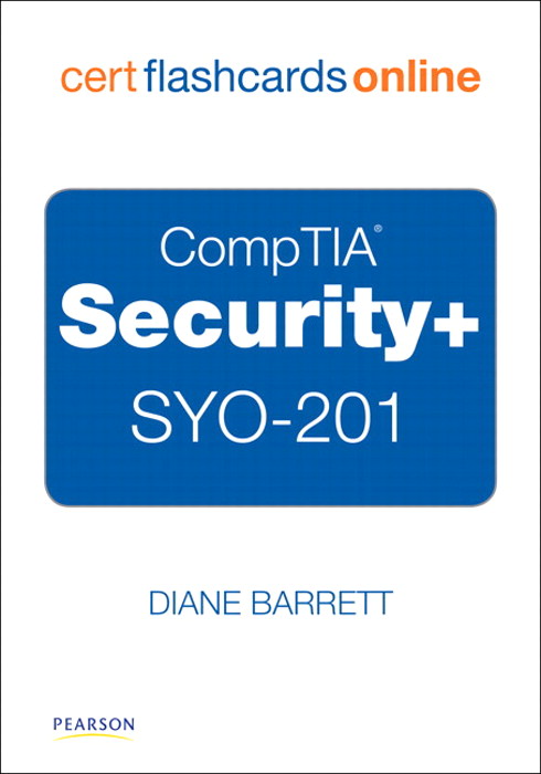 CompTIA Security+ SYO-201 Cert Flash Cards Online, Retail Packaged ...