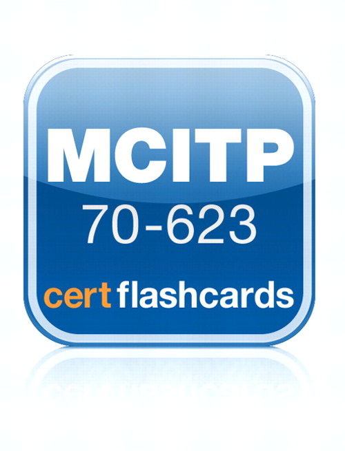 Microsoft MCITP 70-623 Cert Flash Cards, App (iPhone): Consumer Support ...